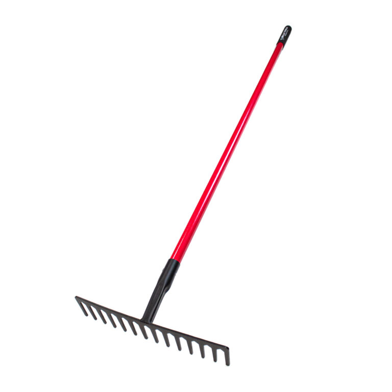 14-Tine Level Head Rake with Fiberglass Handle - Bully Tools, Inc.