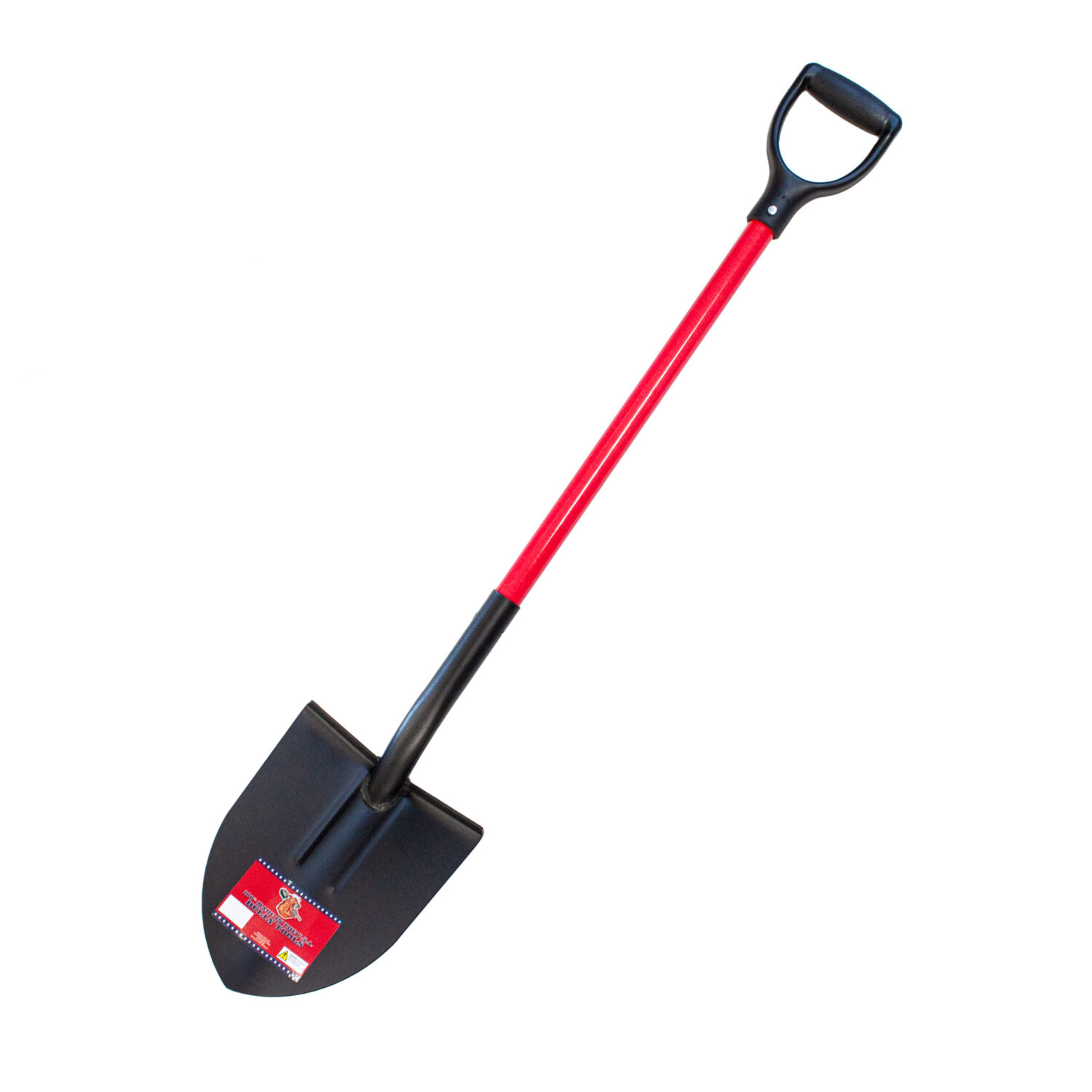 12-Gauge Round Point Shovel with Fiberglass Handle - Bully Tools, Inc.