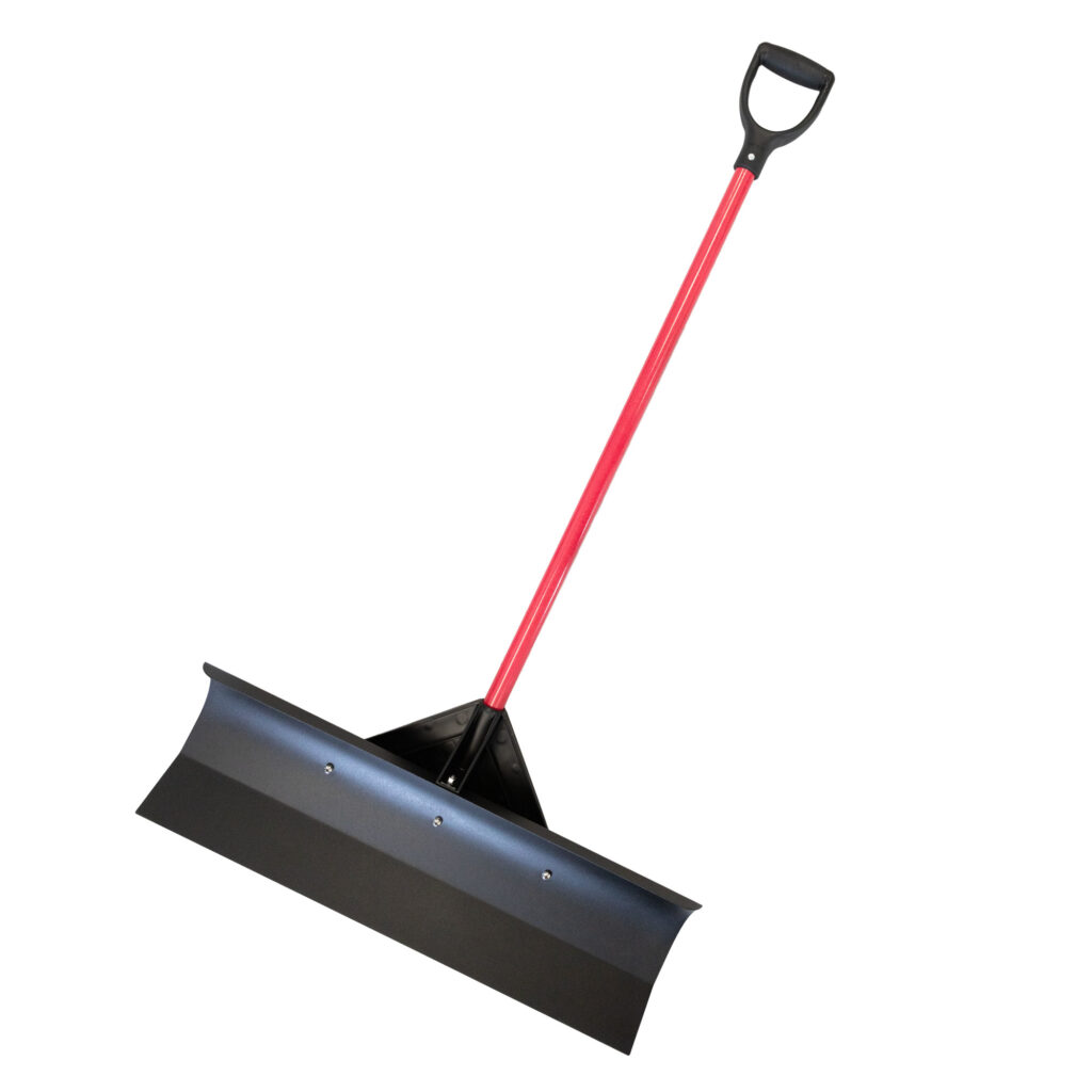 Steel Snow Pusher with Fiberglass Handle - Bully Tools, Inc.