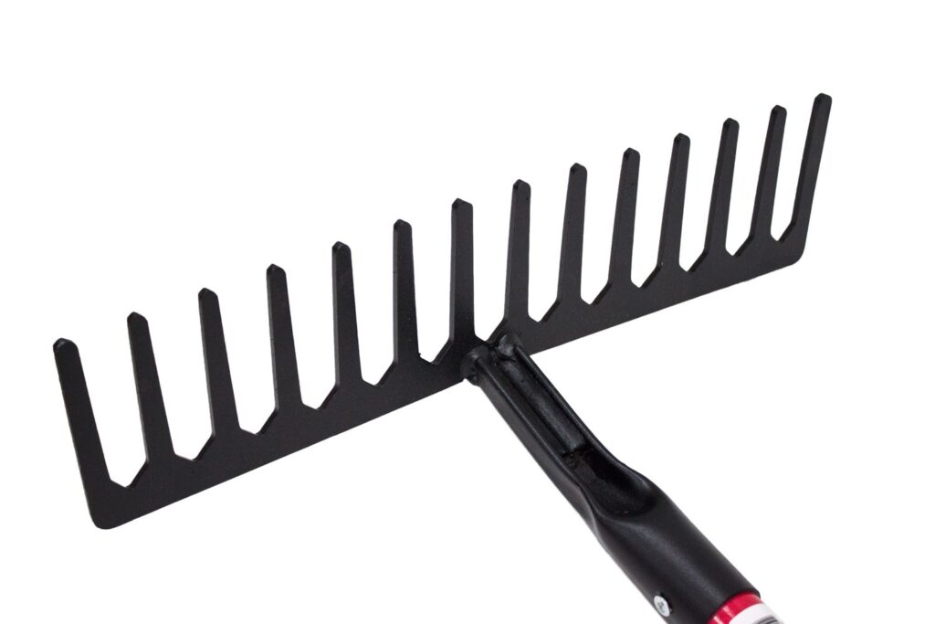 14-Tine Level Head Rake with Fiberglass Handle - Bully Tools, Inc.
