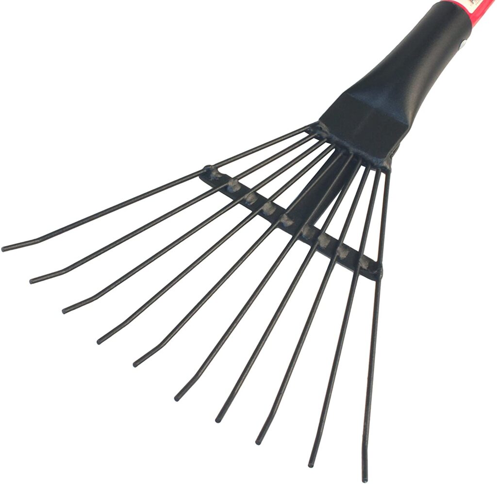 8-Inch Shrub Rake with Fiberglass Handle - Bully Tools, Inc.