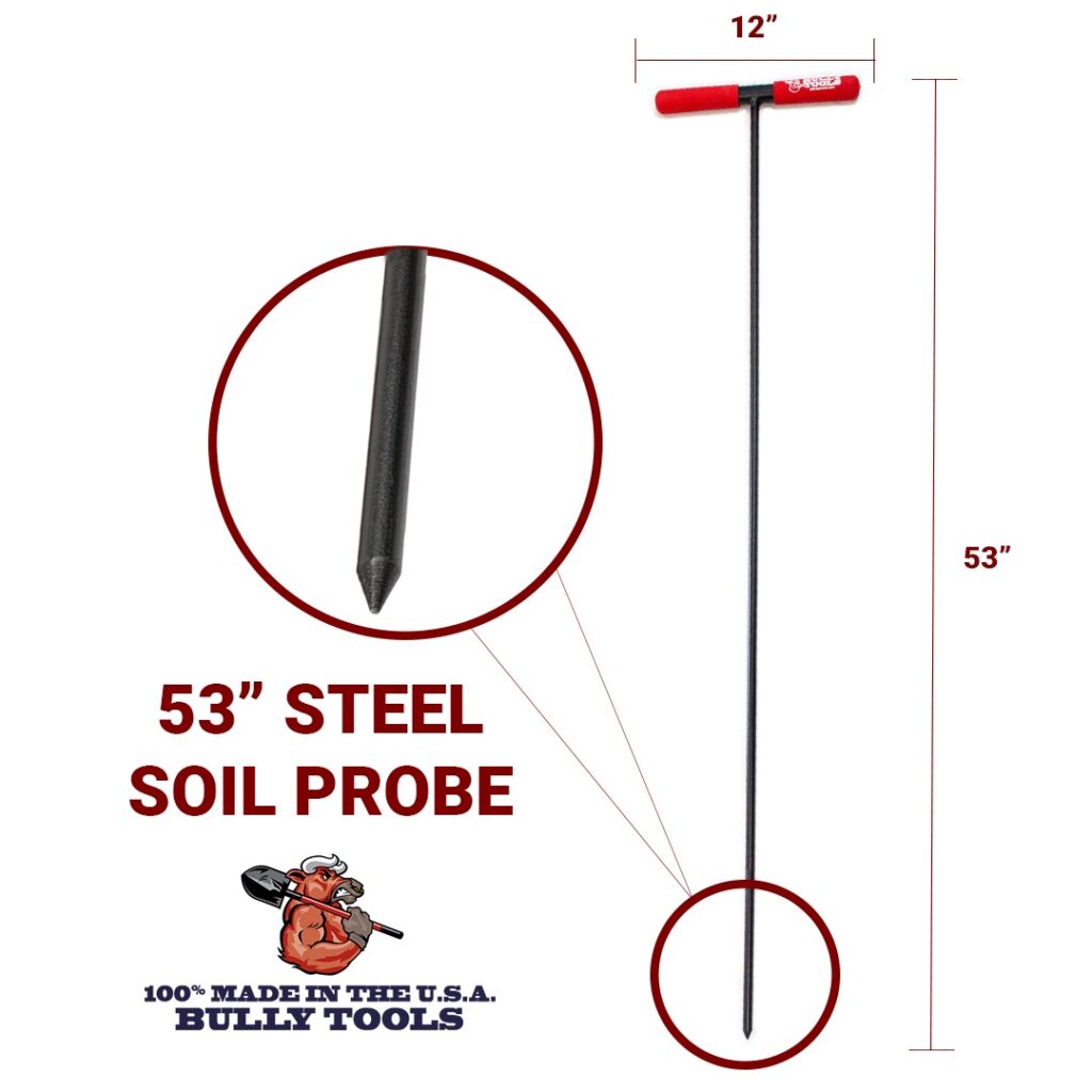 Steel Soil Probe with T-Style Handle - Bully Tools, Inc.