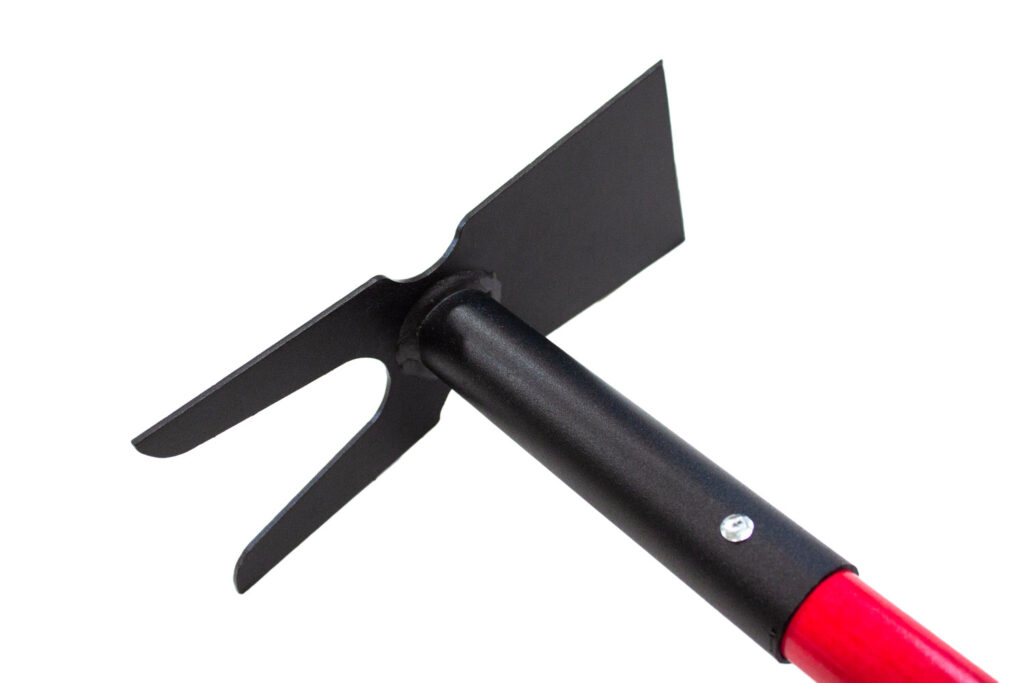 Two-Prong Weeding Hoe with Long Fiberglass Handle - Bully Tools, Inc.