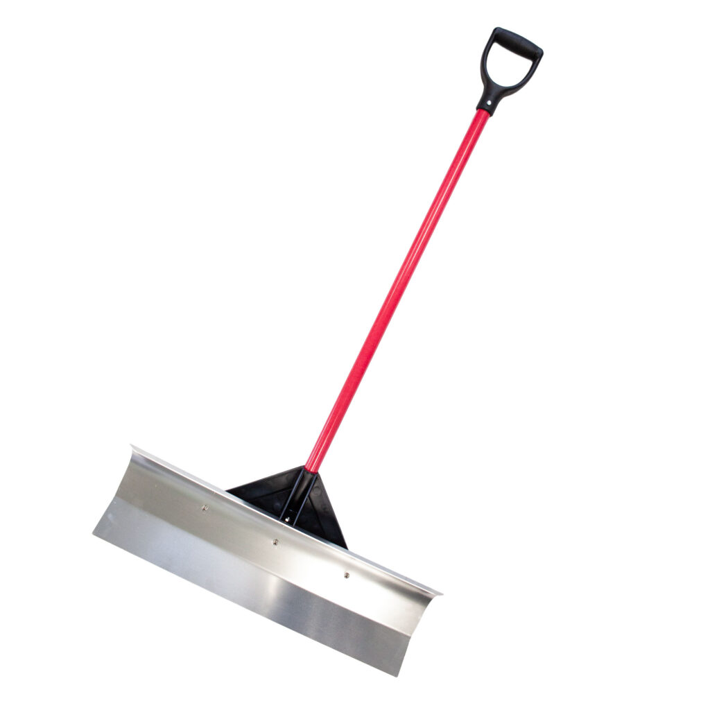 High-Strength and Aircraft-Grade Aluminum Snow Pusher - Bully Tools, Inc.